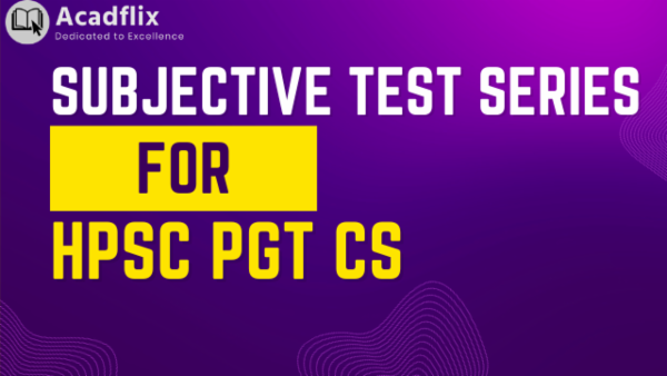 Hpsc Pgt Cs Test Series 9322